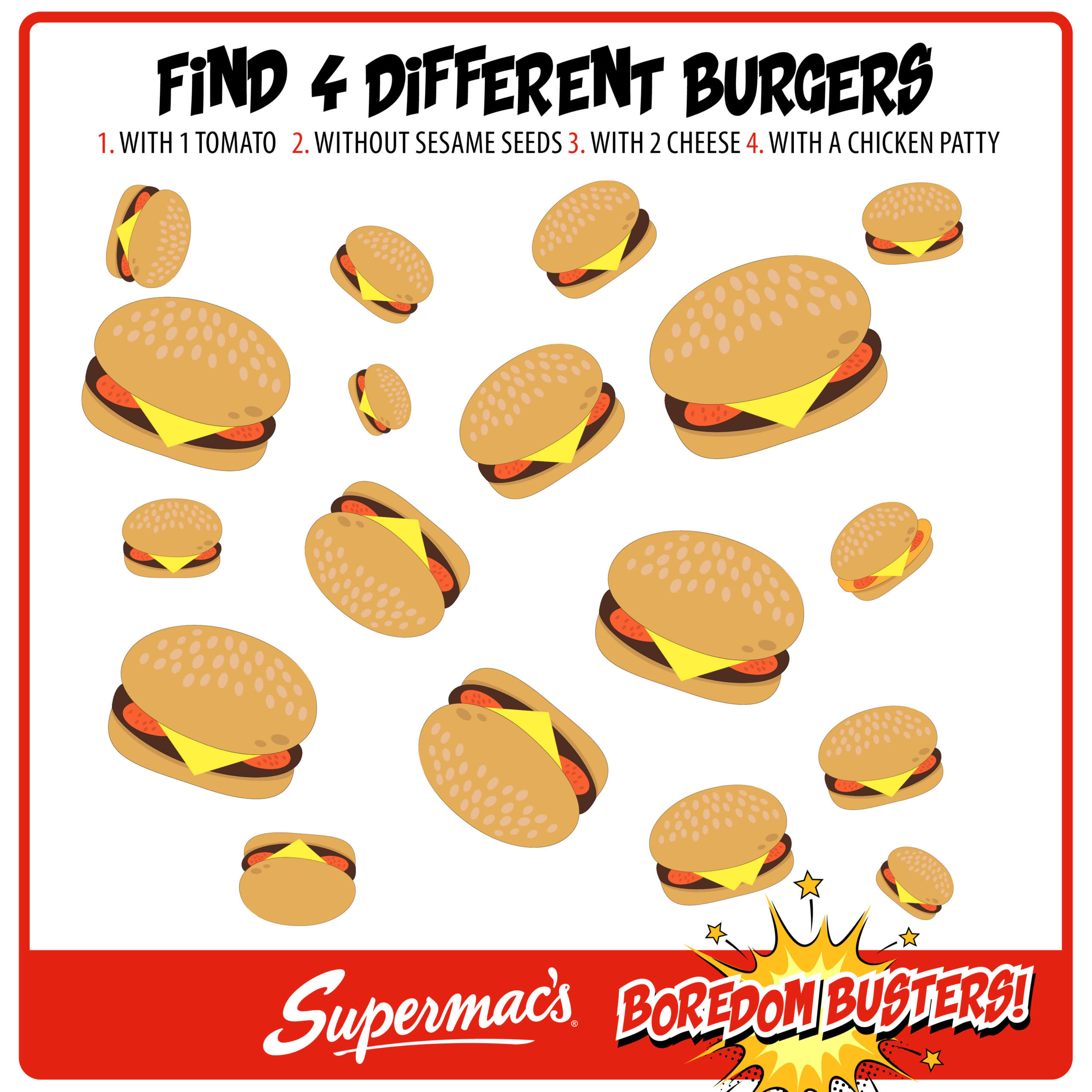 Supermac's Boredom Busters | Supermac's Ireland